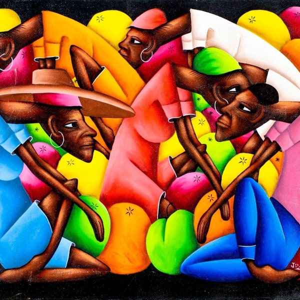 Haiti Painting - Etsy