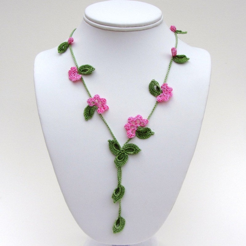 Crocheted Necklace - Etsy