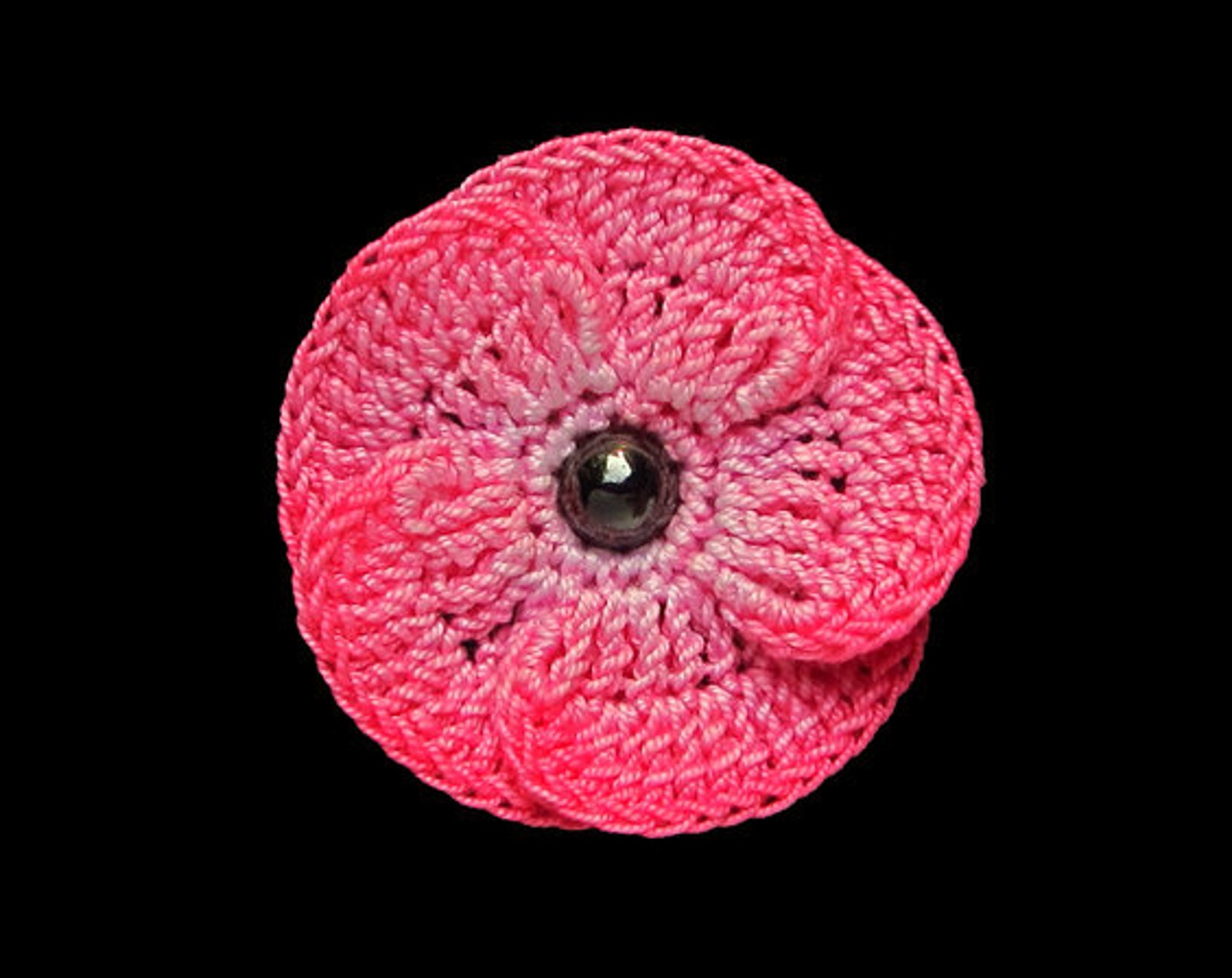 Crochet Flower PATTERN LEFT Handed Version Crochet Hibiscus PDF Photo ...