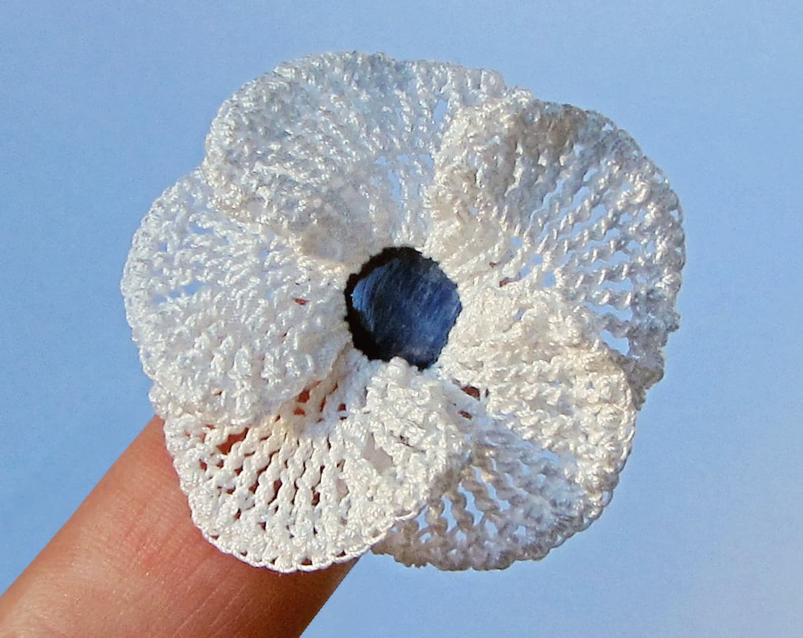 Crochet Flower PATTERN PDF, Hibiscus Photo Tutorial for Brooches and ...