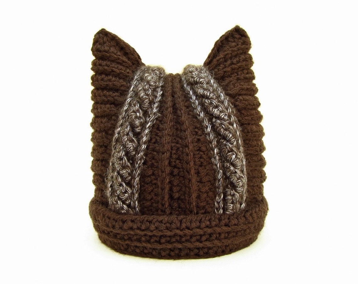 Viking Cat Hat PATTERN Crochet Instant Download PDF Photo Tutorial ...