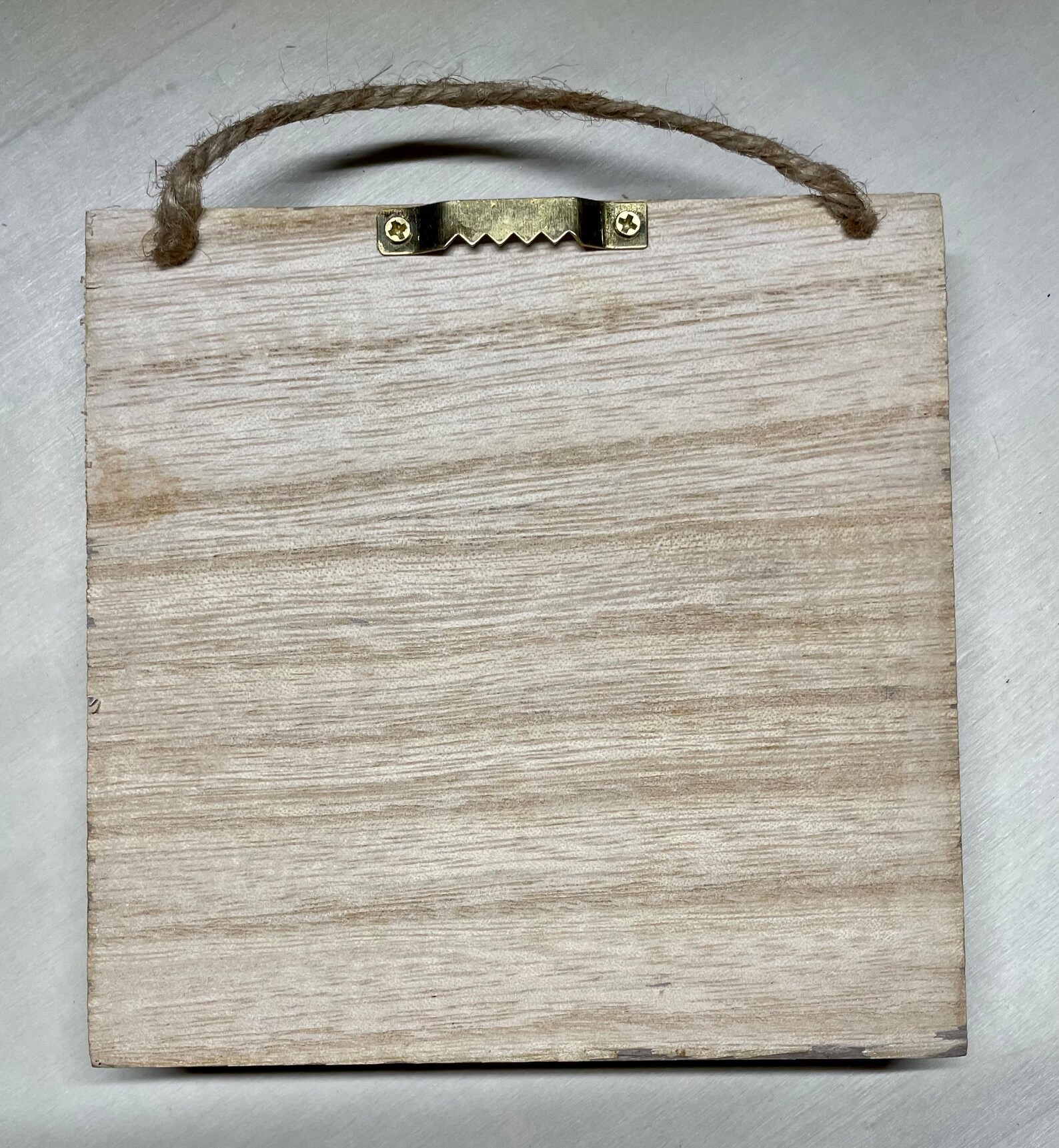 Two Hand-painted and Resined Ceramic Tiles, Inset in Shadow-box Style ...