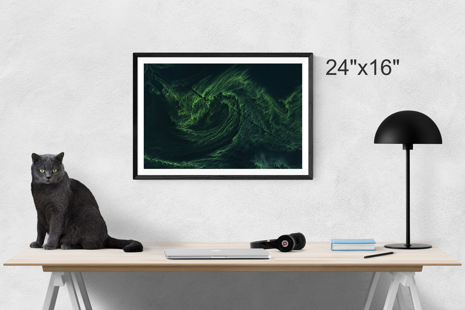 Baltic Sea Phytoplankton Vortex, Aerial Map, Map Art, Satellite Image ...