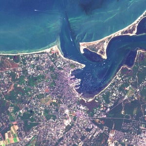 Nantucket Satellite Imagery, Massachusetts, USA, Aerial Map, Map Art ...
