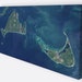 Martha's Vineyard and Nantucket Satellite Imagery Canvas Print, Cape ...