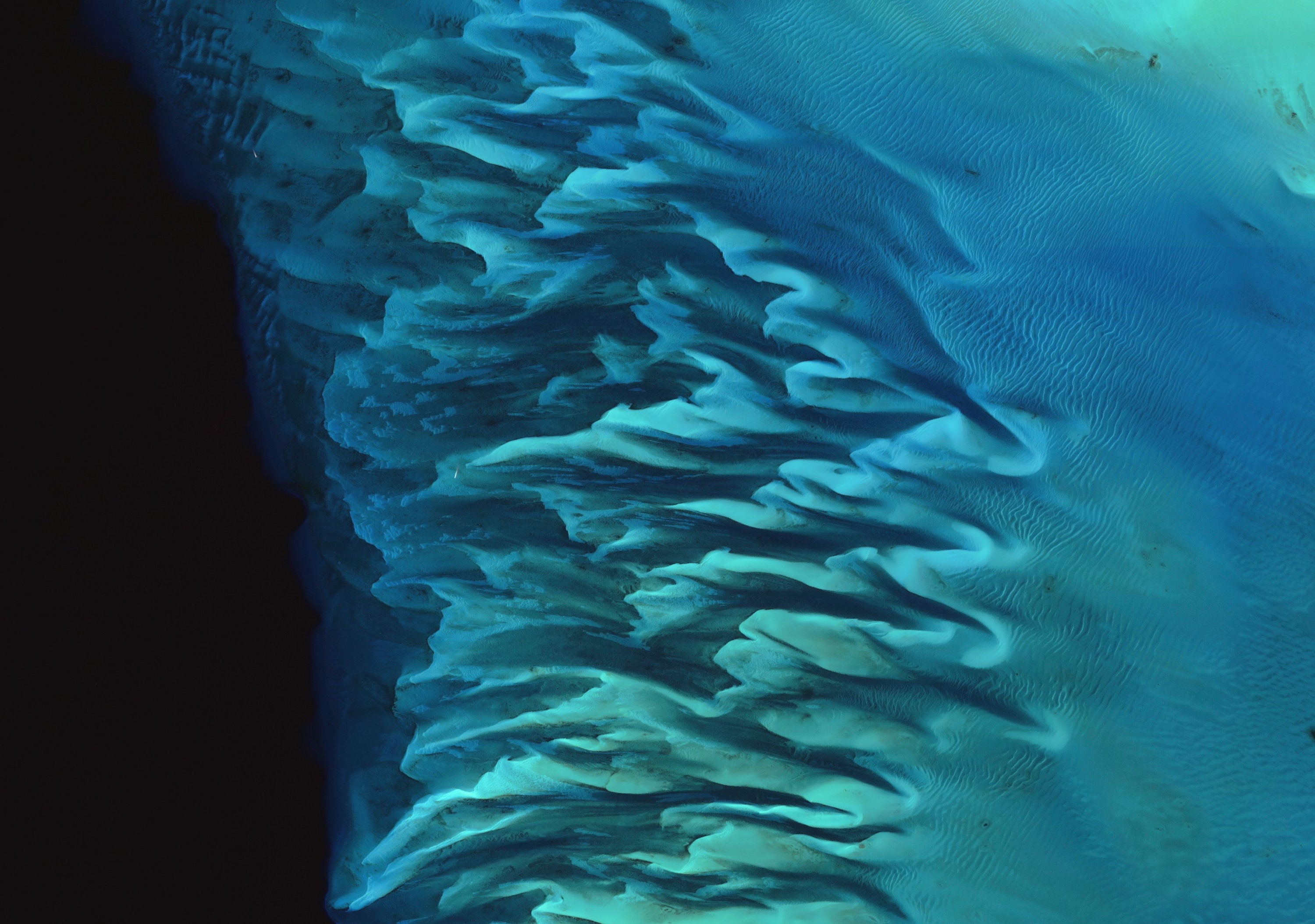 The Bahamas Exuma Islands Satellite Imagery, Aerial Map, Map Art ...