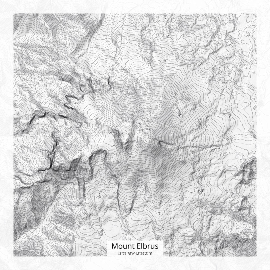 Mt Elbrus Map