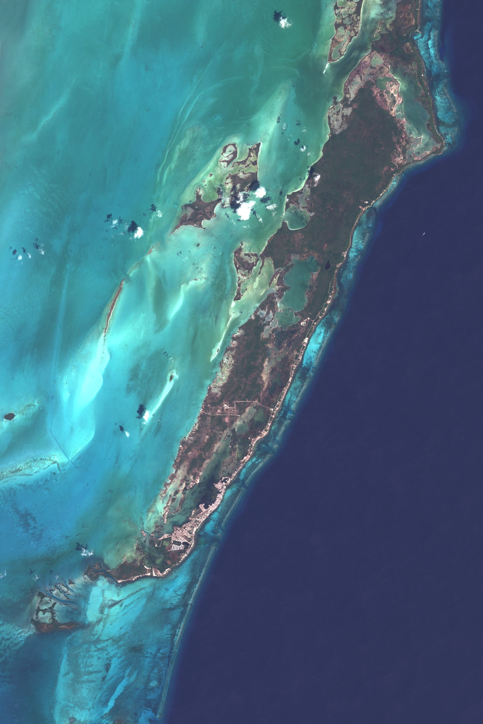 Belize: Ambergris Caye Aerial Map, Satellite Image, Satellite Map ...