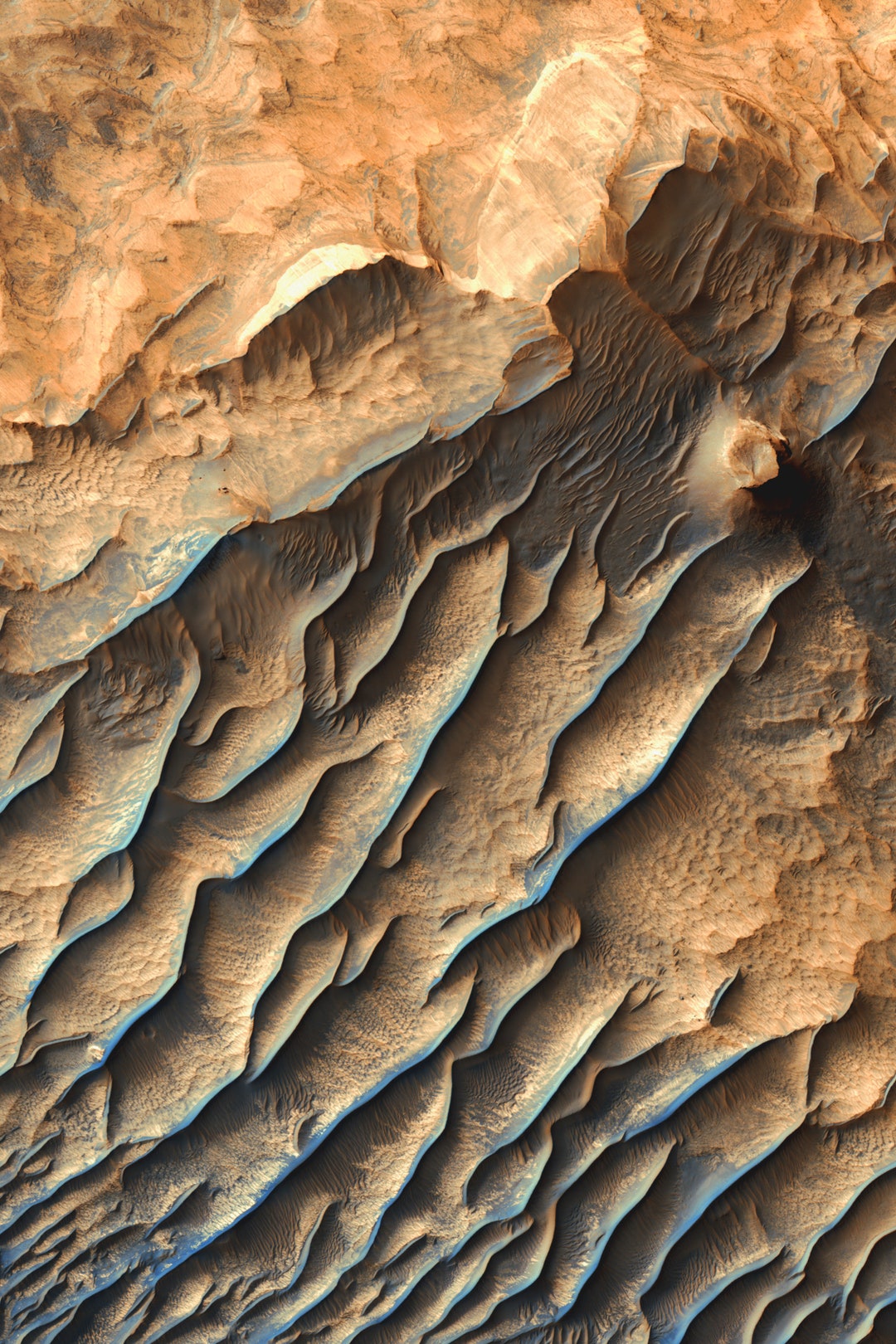 Mars: Sandstone in West Candor Chasma,satellite Image, Satellite Map ...