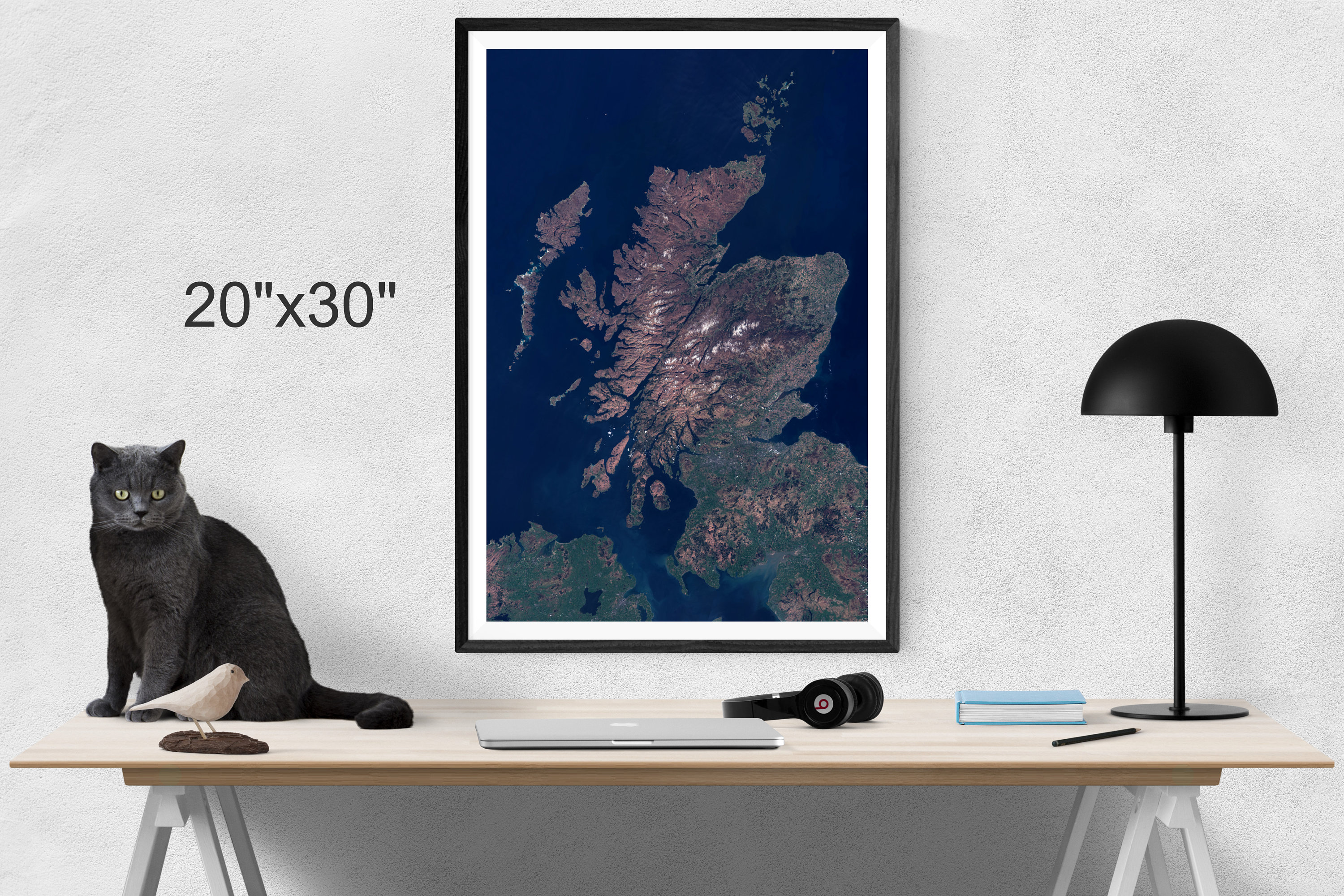 Scotland Satellite Imagery, Scotland From Space, Travel, Aerial Map ...