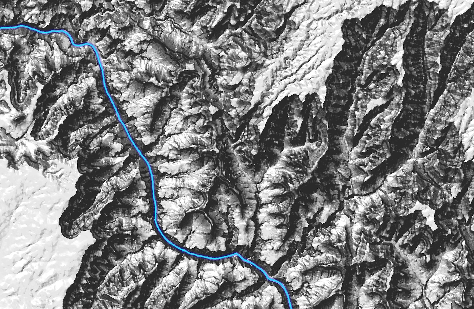 The Grand Canyon Topographic Map, Topo Map, Hillshading, Terrain Map, Map Art, Art Print - Etsy