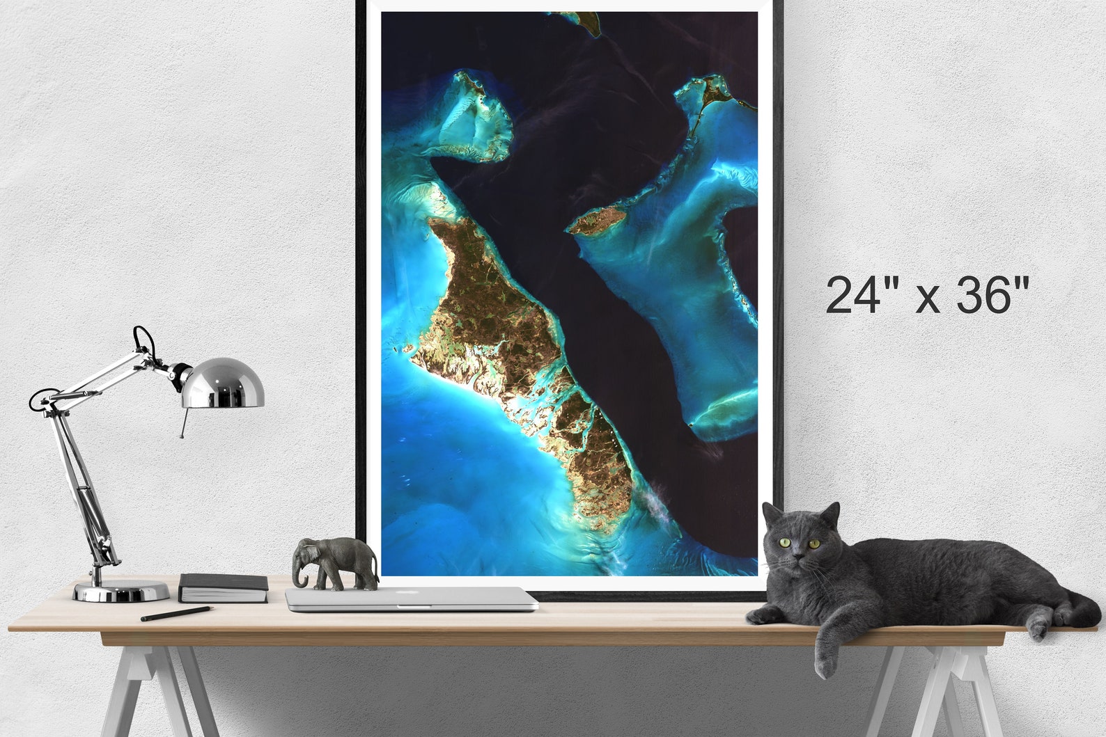 The Bahamas Satellite Imagery Bahamas Caribbean Aerial Map - Etsy