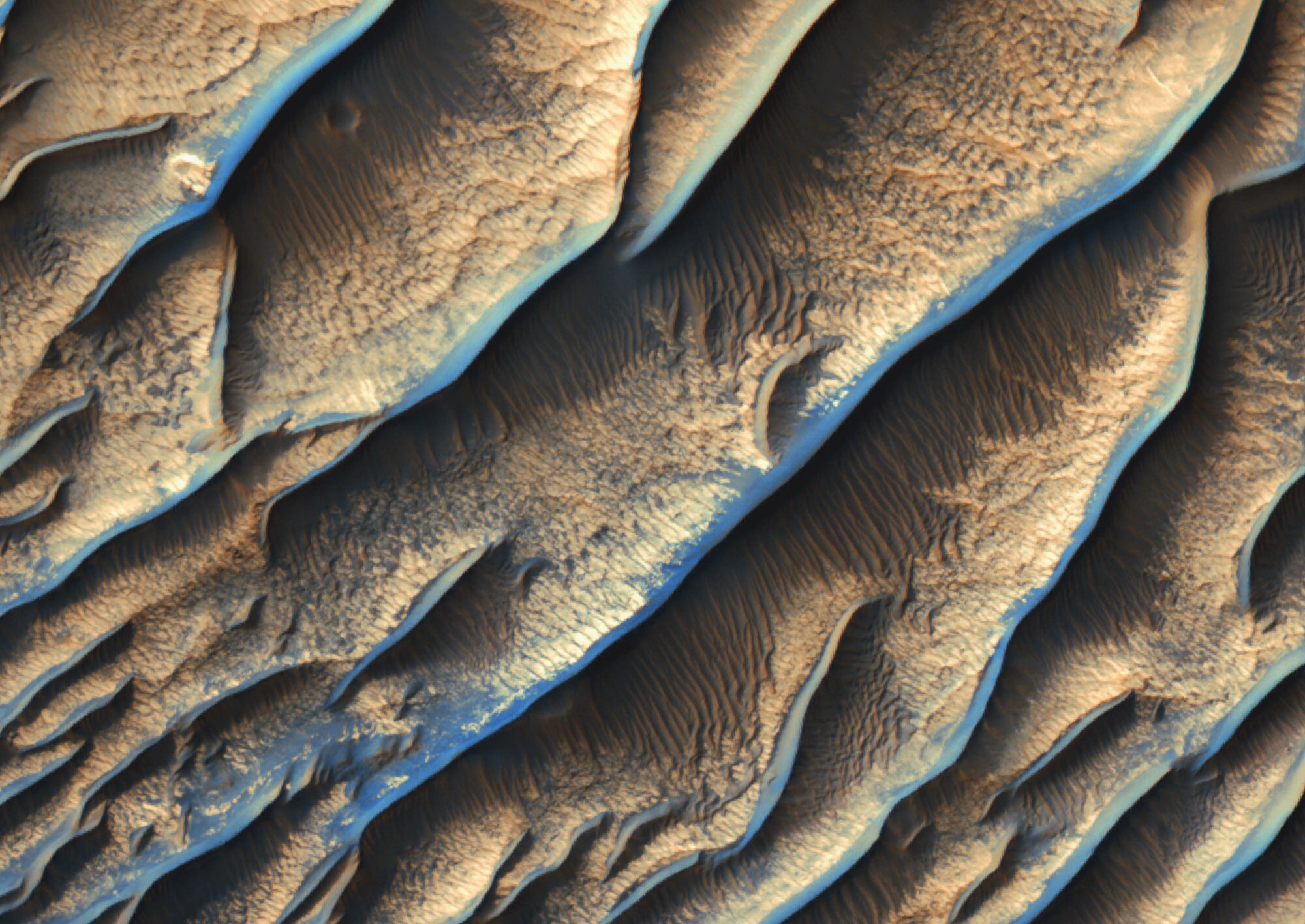 Mars: Sandstone in West Candor Chasma,satellite Image, Satellite Map ...