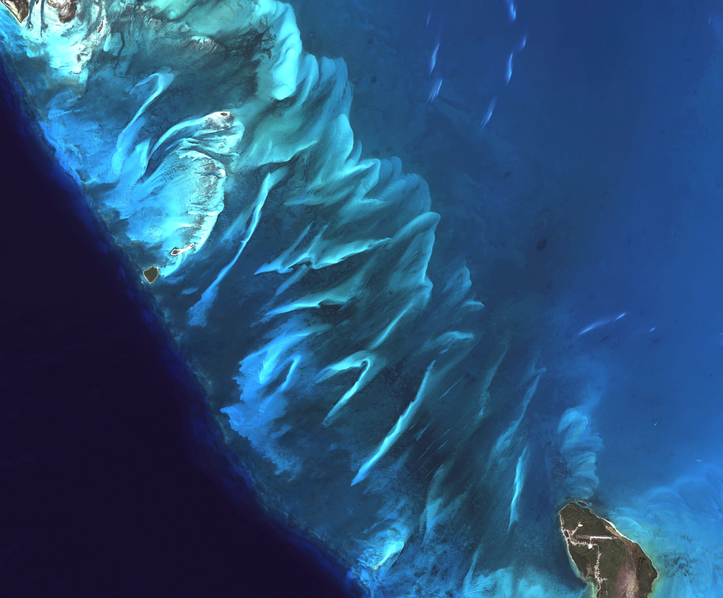 Bahamas, Abaco Islands Aerial Map: the Bahamas, Satellite Image ...