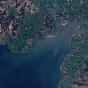 Scotland Satellite Imagery, Scotland From Space, Travel, Aerial Map ...