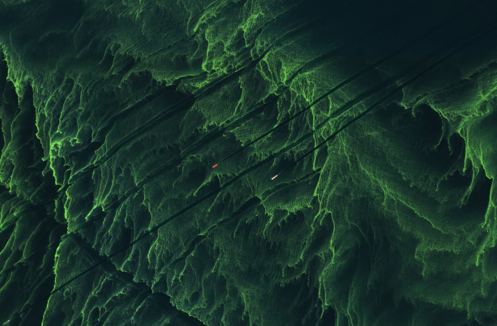 Baltic Sea Phytoplankton Vortex, Aerial Map, Map Art, Satellite Image ...