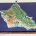 O'ahu 3D Printed Relief Map, Large, Solid Surface, PLA, Hawai'i, Map ...
