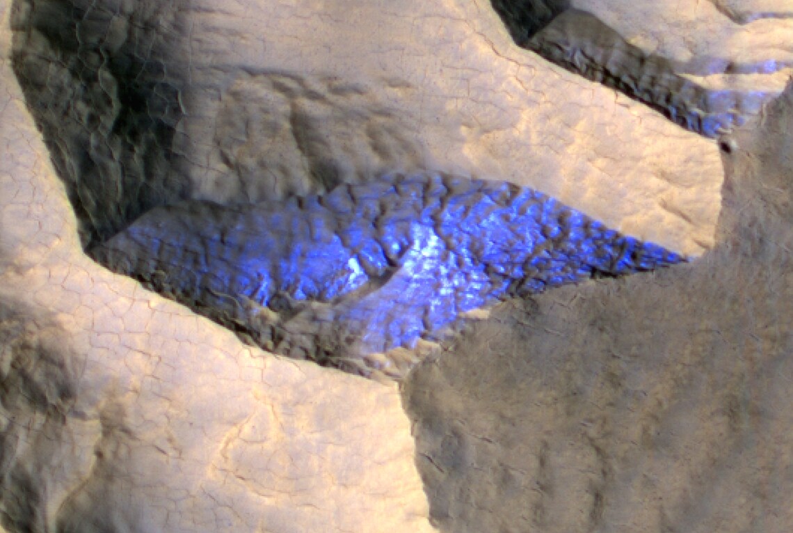 Mars: Icy Cliffs Satellite Image Satellite Map Space Mars - Etsy