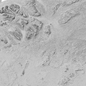 Ireland Map, Ireland Grayscale Terrain Map, Ireland Topographic Map ...