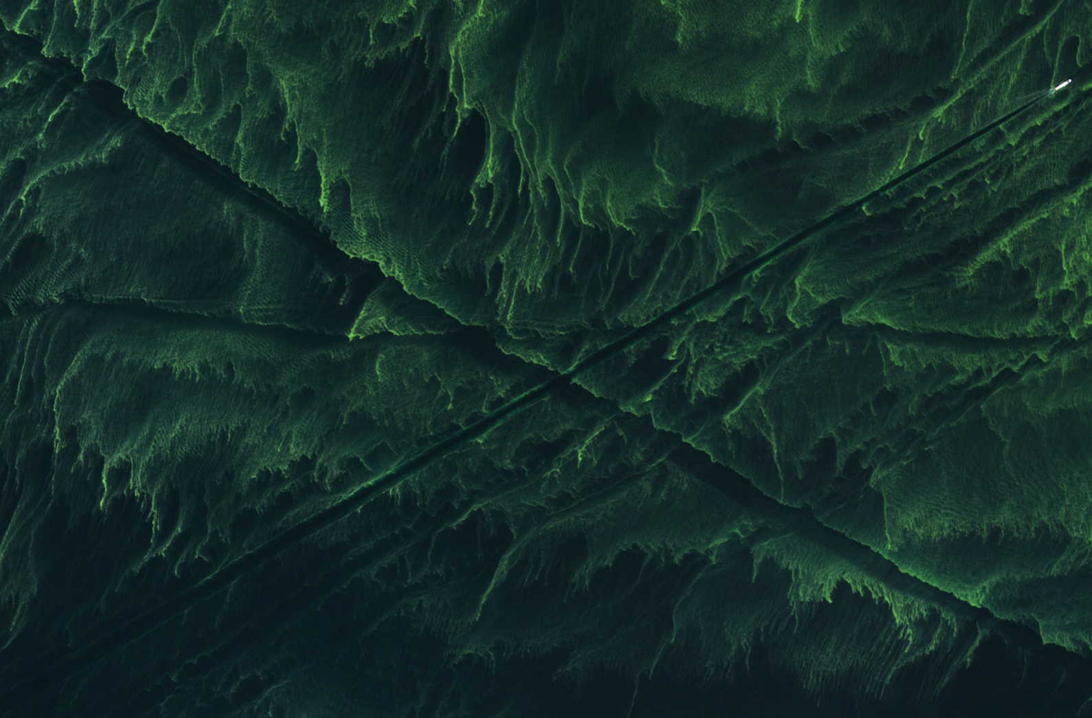 Baltic Sea Phytoplankton Vortex Aerial Map Map Art | Etsy