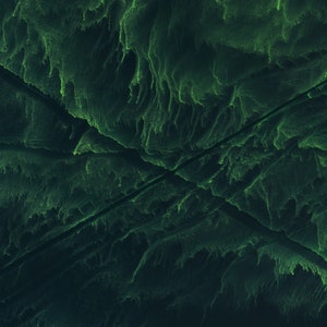 Baltic Sea Phytoplankton Vortex Aerial Map Map Art | Etsy