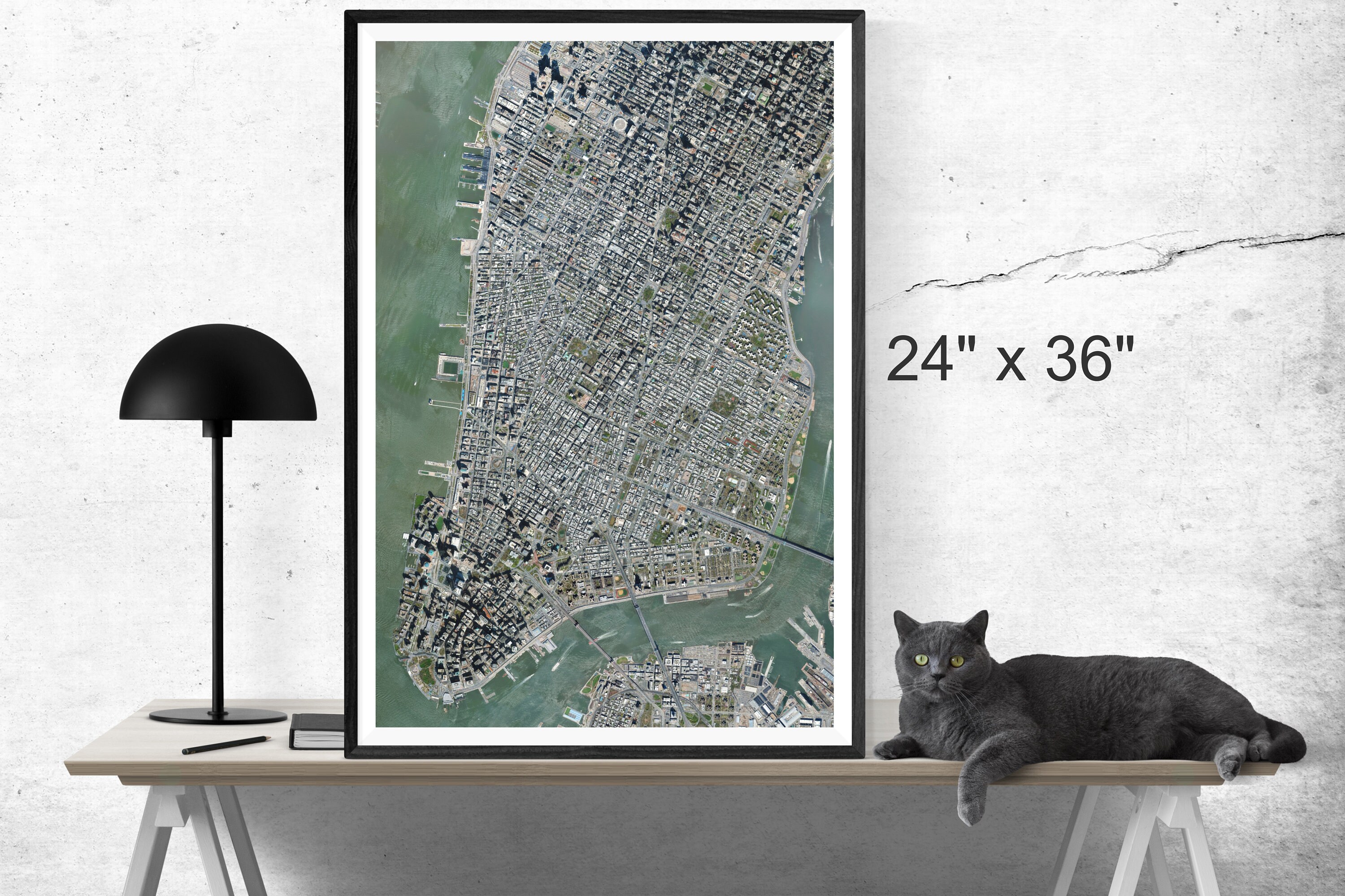 New York City Aerial Map: Lower Manhattan, Aerial Image, Aerial Map ...