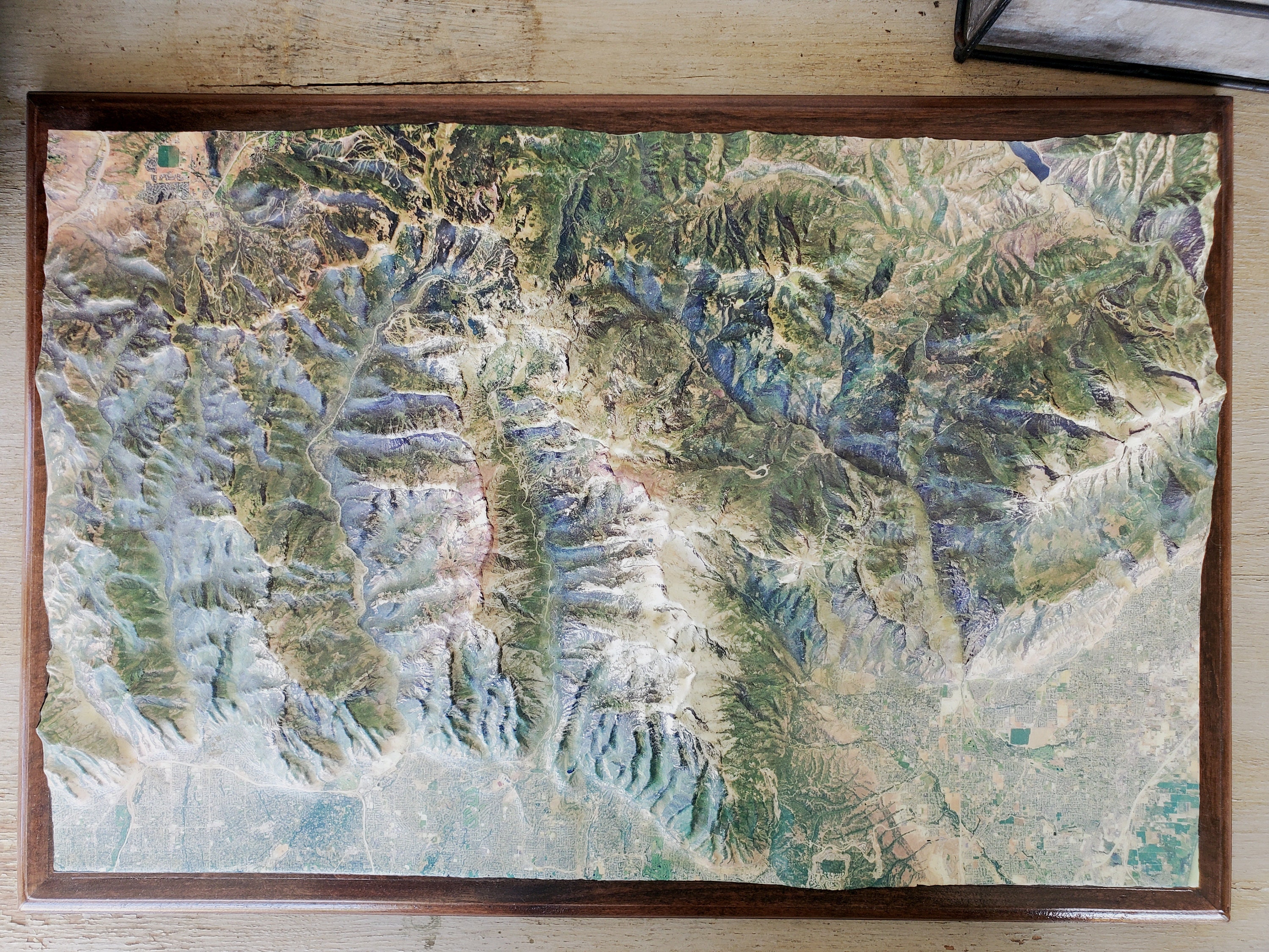 Central Wasatch Range, Utah: 11x17 3D Printed Topographic Map, 3D Topo ...