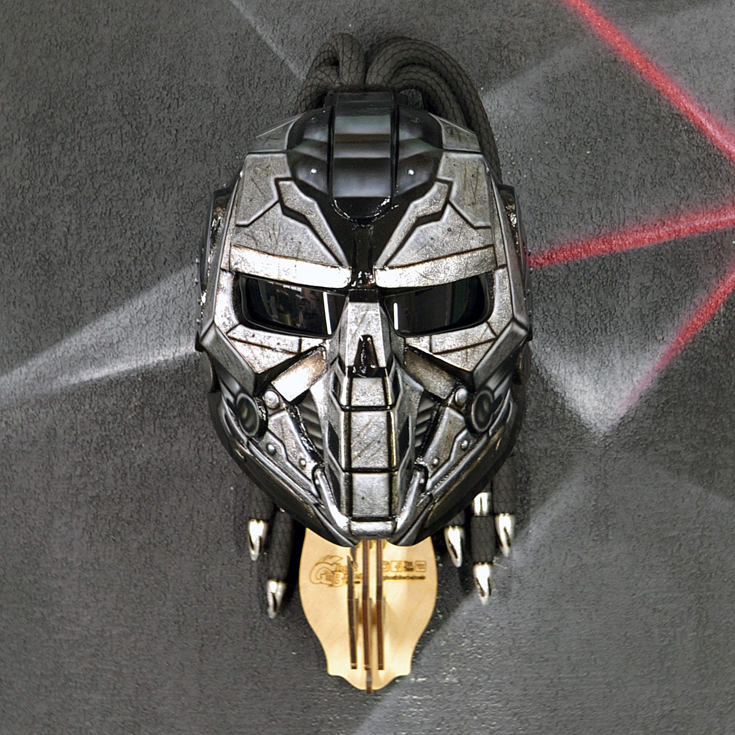 Smoke Motorcycle Helmet. DOT&ECE Certified. Mortal Kombat Cyborg. MK ...