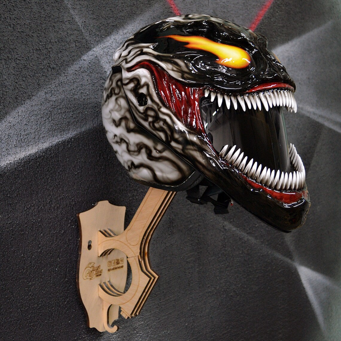 Anti Venom symbiote Motorcycle Helmet. DOT&ECE Certified. - Etsy Canada