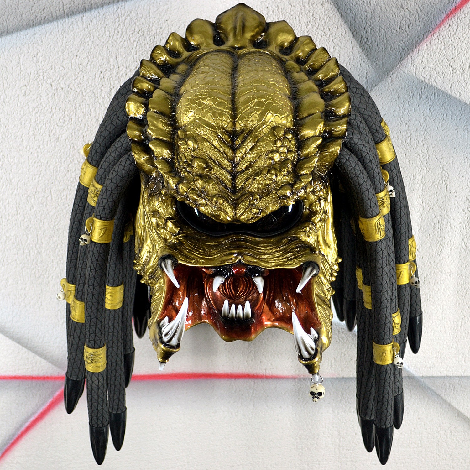 Predator motorcycle helmet. DOT & ECE certified. Special gold | Etsy