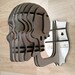 Skull Helmet Wall Mount. Hanger for Motorcycle Helmet. Helmet Stand ...