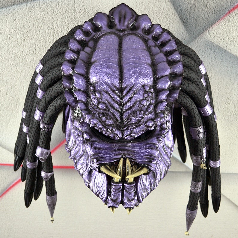 Violet Predator Motorcycle Helmet. Free Shipping DOT&ECE | Etsy