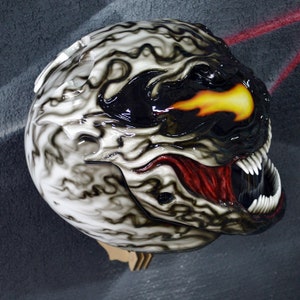 Anti Venom (symbiote) Motorcycle Helmet. DOT&ECE Certified. - Etsy