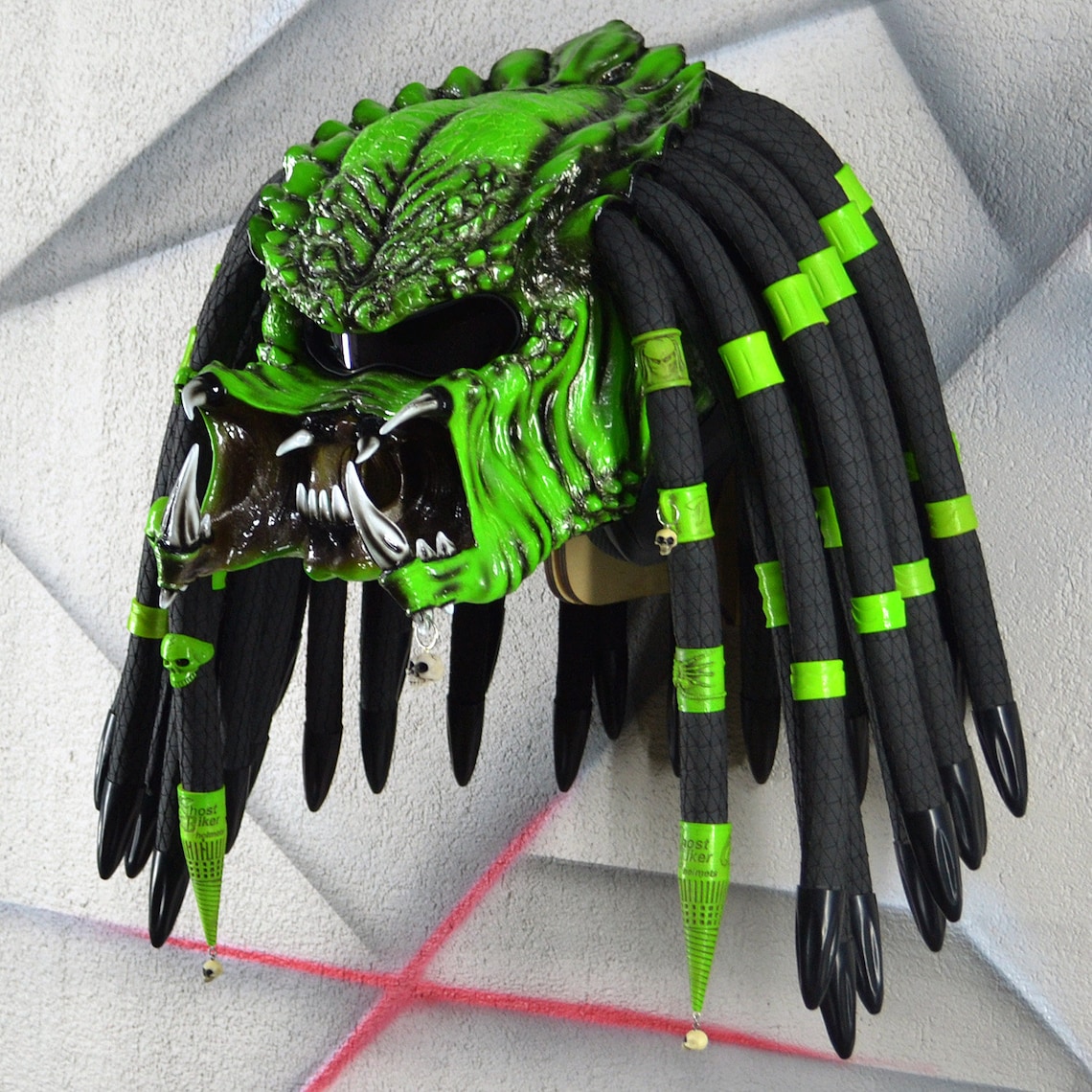 Predator Motorcycle Helmet. DOT&ECE Certified. Kawasaki Green Color. - Etsy