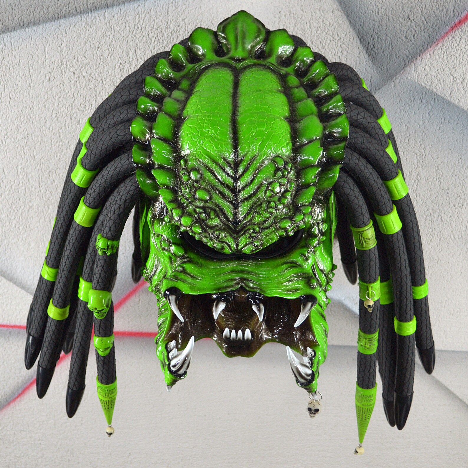 Predator Motorcycle Helmet. DOT&ECE Certified. Kawasaki Green Color. - Etsy