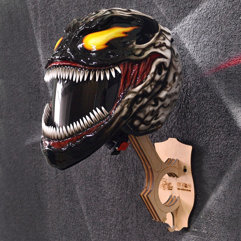 Anti Venom symbiote Motorcycle Helmet. DOT&ECE Certified. - Etsy Canada
