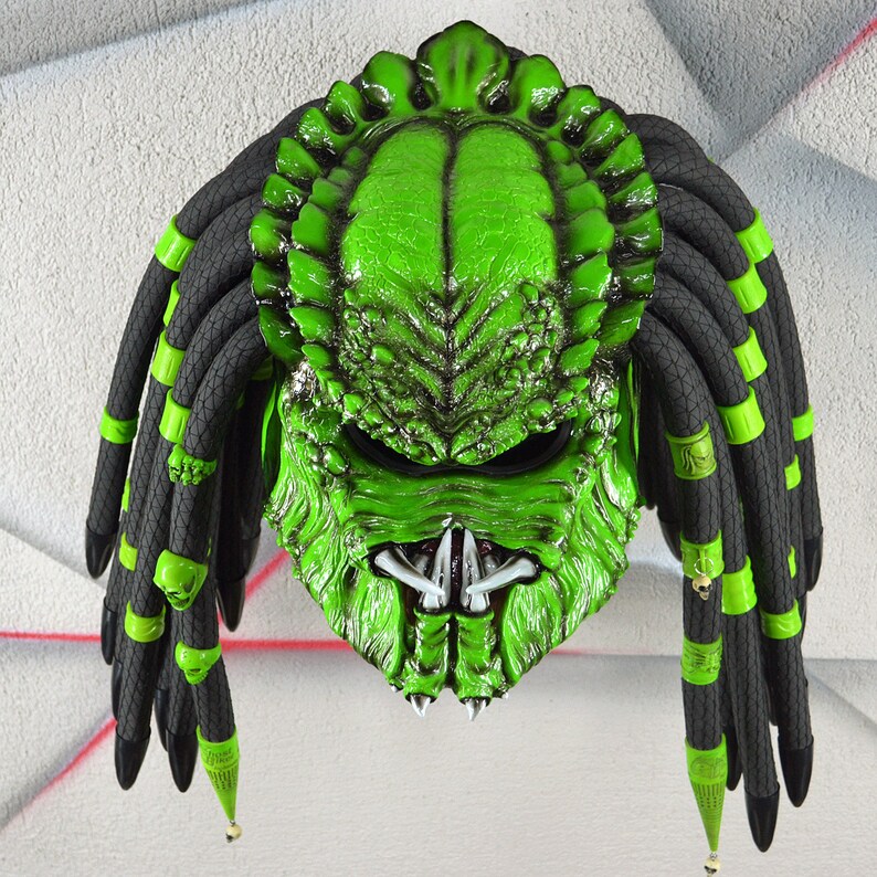 Predator Motorcycle Helmet. DOT&ECE Certified. Kawasaki Green - Etsy