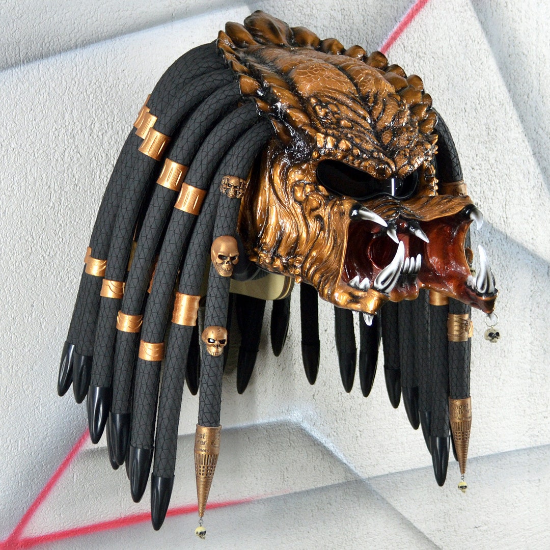 Predator Motorcycle Helmet. DOT & ECE Certified. Special Bronze Edition ...