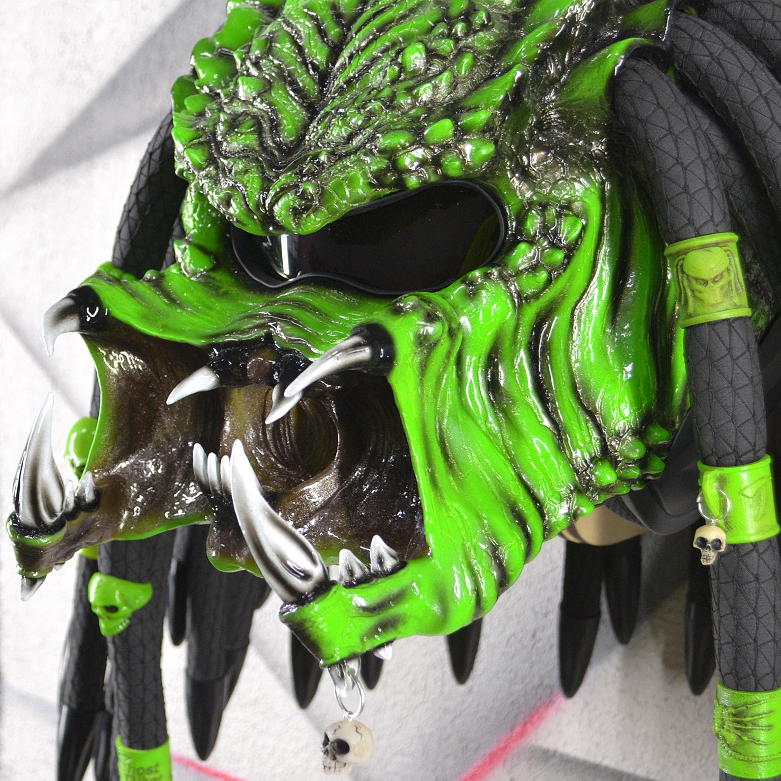 Predator Motorcycle Helmet. DOT&ECE Certified. Kawasaki Green Color. - Etsy