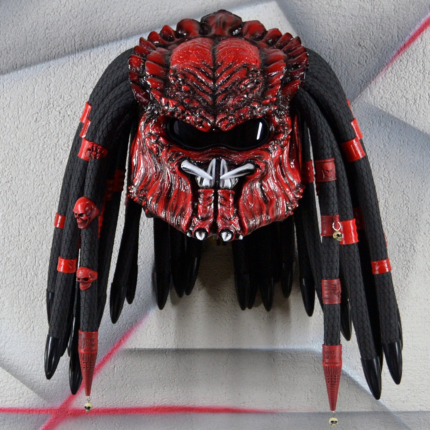 Predator Motorcycle Helmet. Predator Mask. Road Legal DOT&ECE - Etsy UK