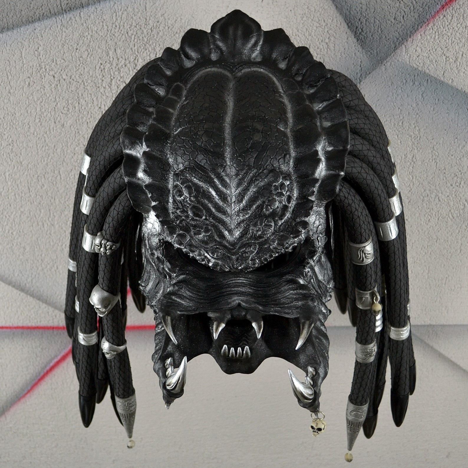 Custom Predator Moto Helmet. DOT & ECE Certified. Painted Raptor U-pol ...