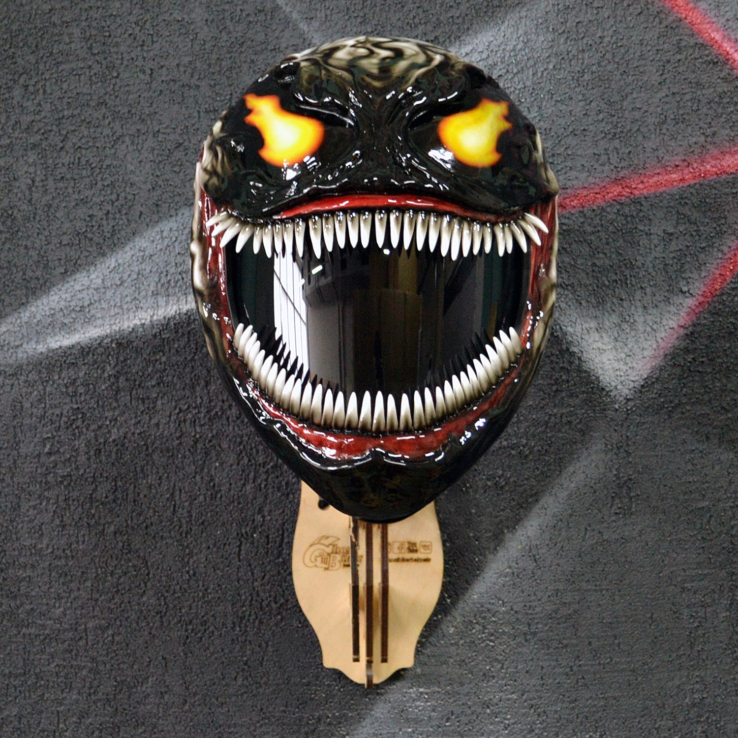 Anti Venom symbiote Motorcycle Helmet. DOT&ECE Certified. - Etsy Canada