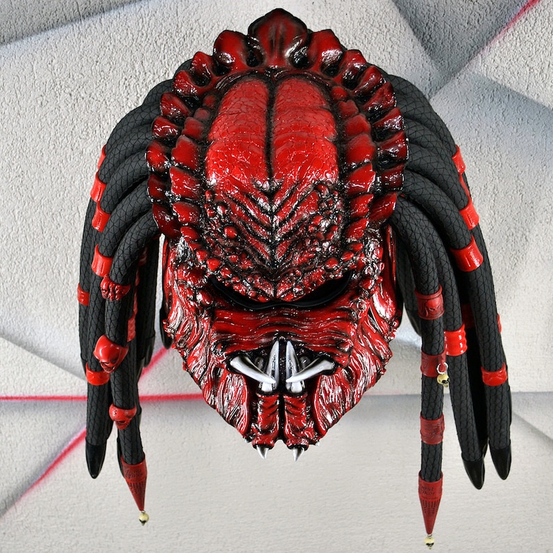 Predator Motorcycle Helmet. Predator Mask. Road Legal DOT&ECE - Etsy