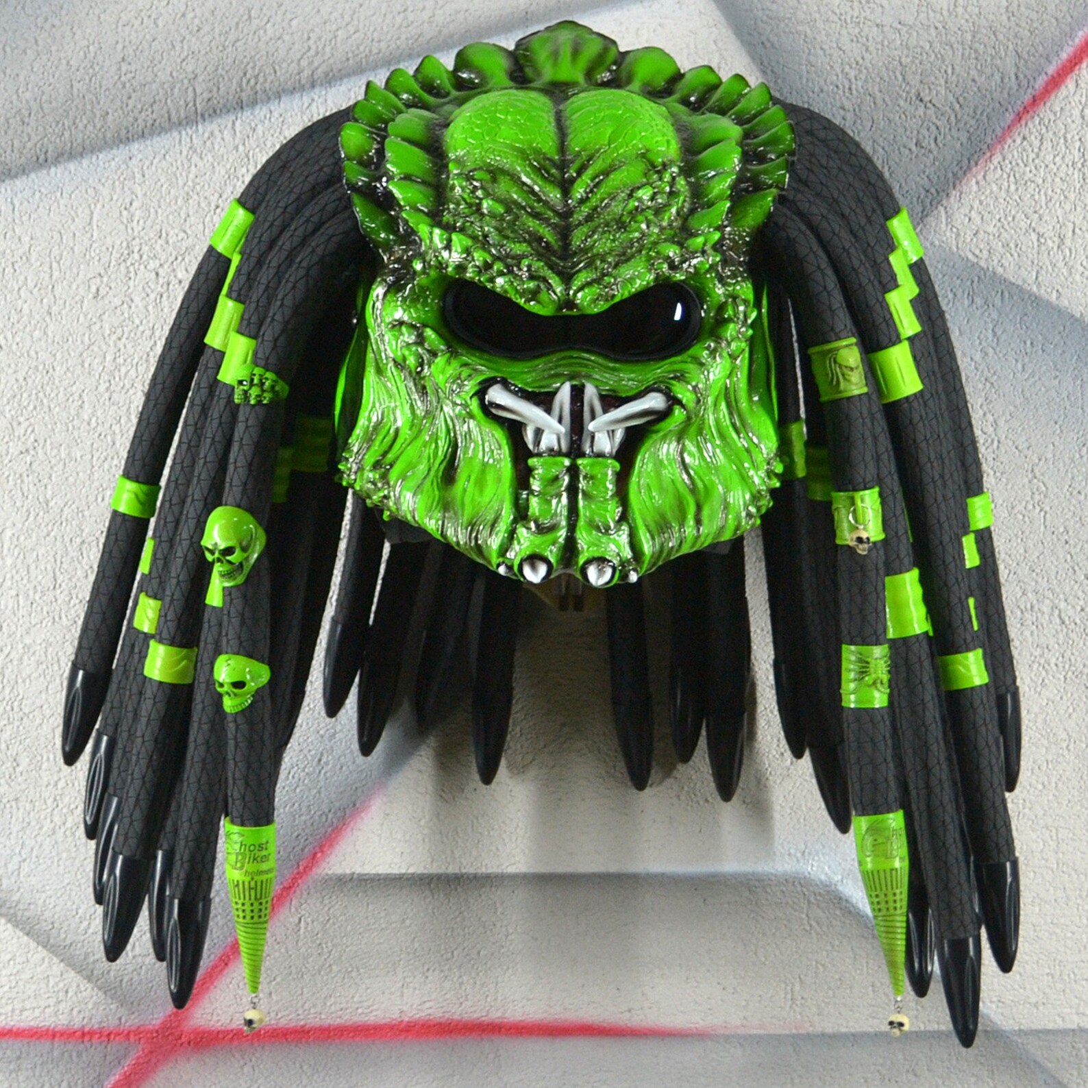 Predator Motorcycle Helmet. DOT&ECE Certified. Kawasaki Green - Etsy