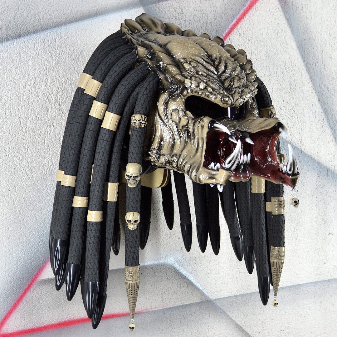 Predator Motorcycle Helmet. DOT&ECE Certified. Cosplay Mask. - Etsy