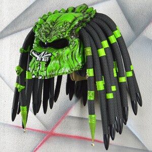 Predator Motorcycle Helmet. DOT&ECE Certified. Kawasaki Green Color. - Etsy