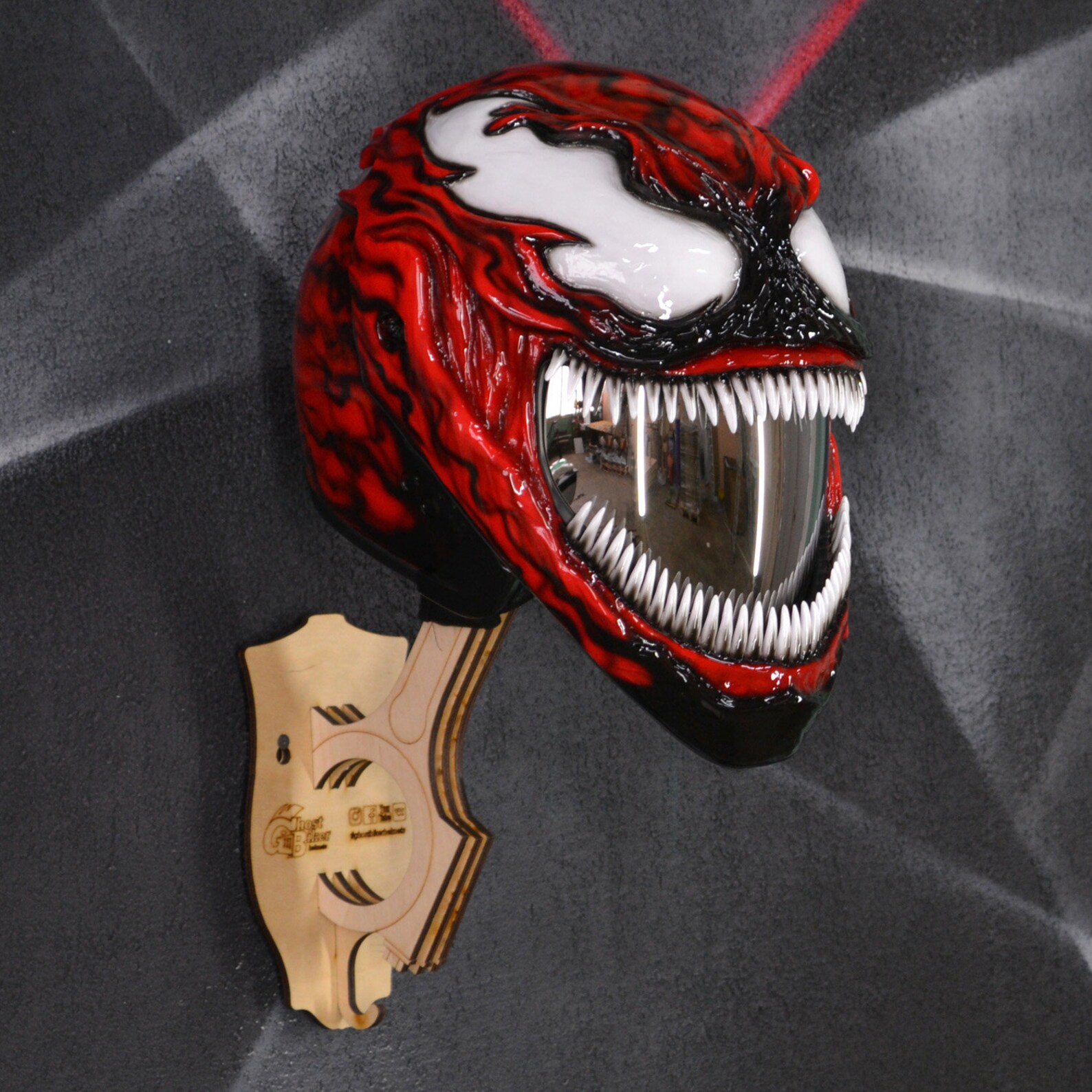 Carnage symbiote Motorcycle Helmet. DOT&ECE Certified. - Etsy Canada