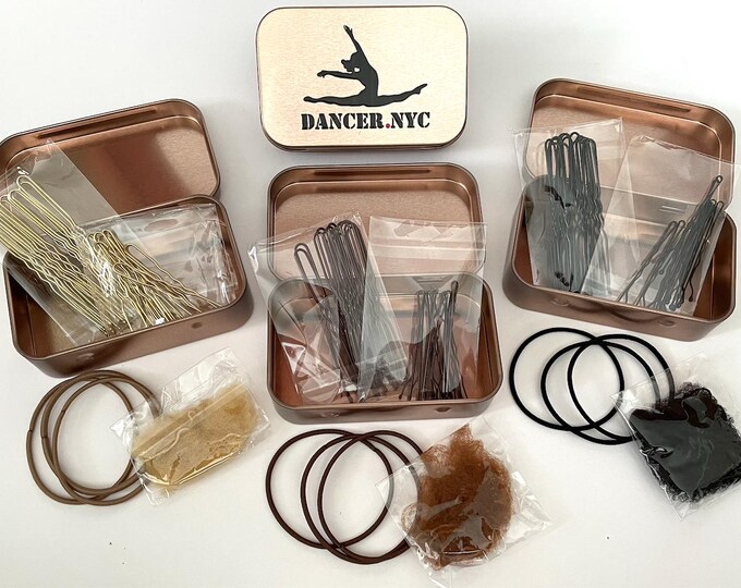 Ballet Dance Bun Kits - Blonde, Brown and Black Hair Kits - Etsy