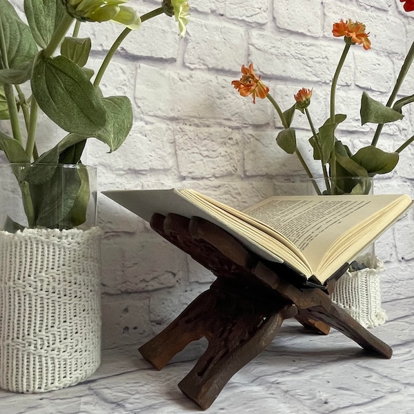 Wooden Book Holder - Etsy