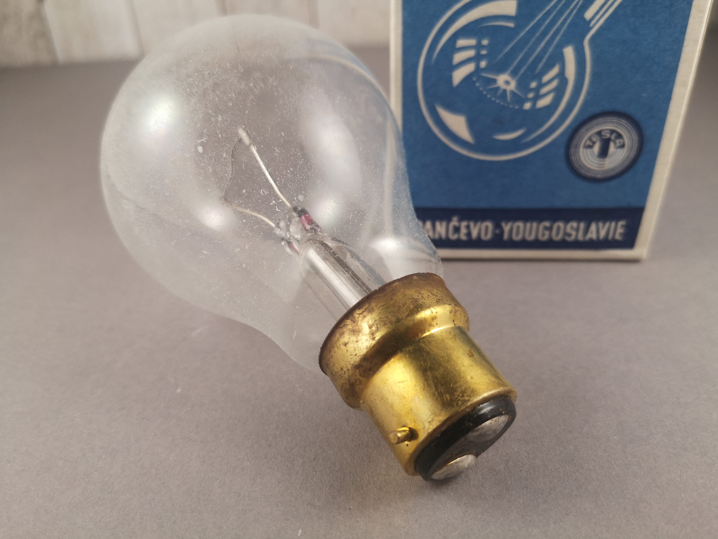 Very Rare Vintage TESLA Light Bulb 24V 100W Made in Yugoslavia - Etsy